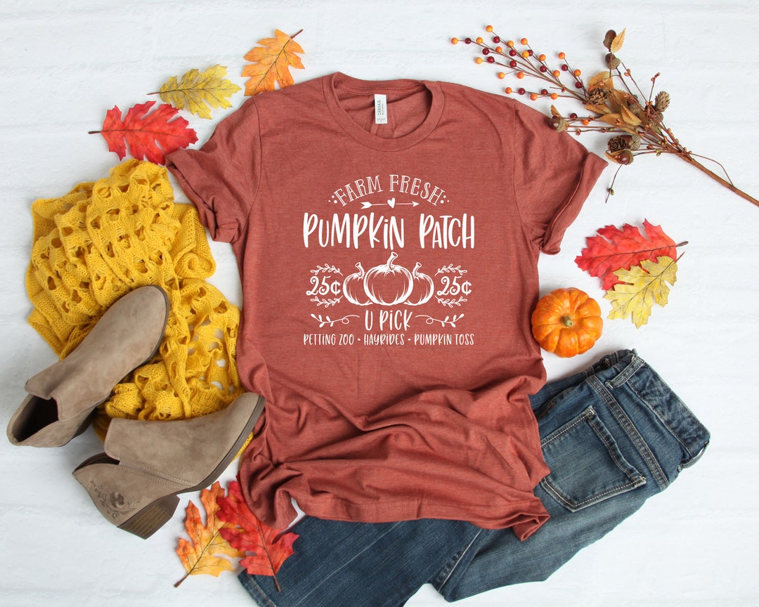 Pumpkin Patch Shirt Fall Graphic Shirt Shirt for Fall - Etsy