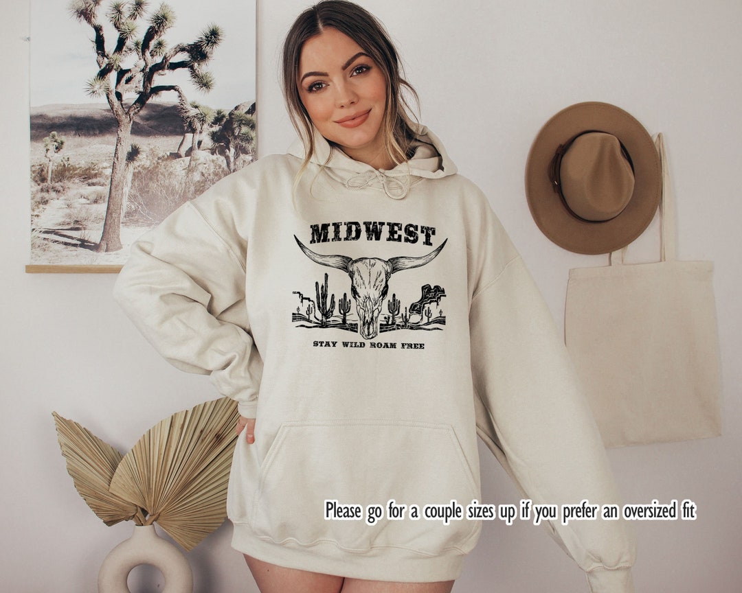 Midwest Desert Hooded Sweatshirt, Midwest Pride Hoodie, Longhorn ...