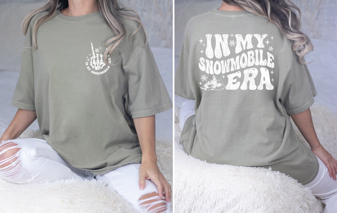 Comfort Colors® Funny Snowmobile Season Shirt, Snowmobile Era Shirt ...