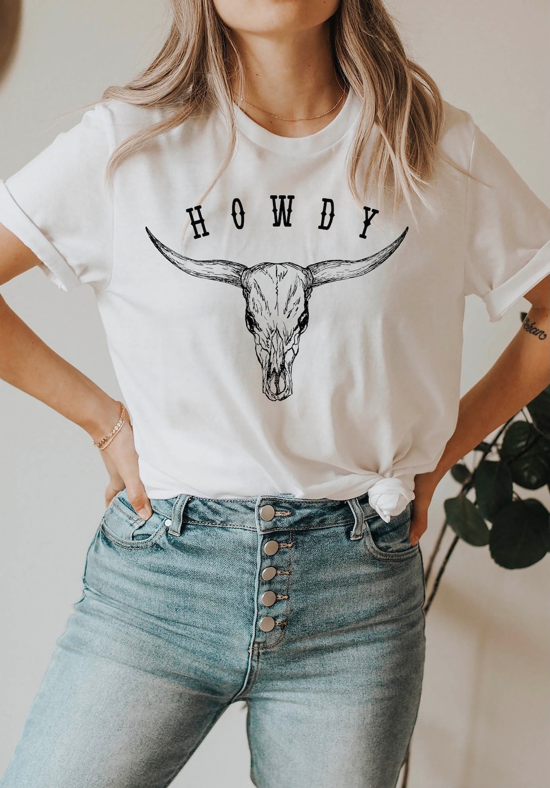 Howdy Shirt, Howdy Cow Skull Shirt, Cowgirl Shirts, Country Shirt ...