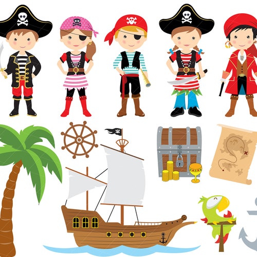 Pirates Centerpieces Pirate Cake Topper Pirates Party - Etsy