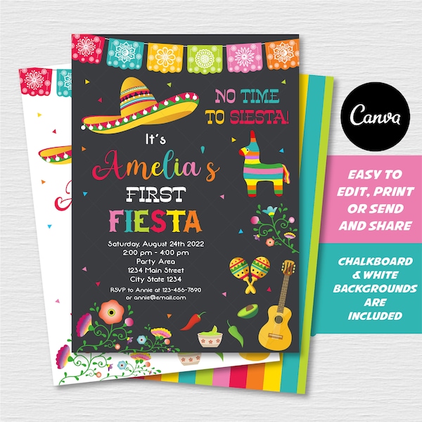 Fiesta Invitation - Etsy