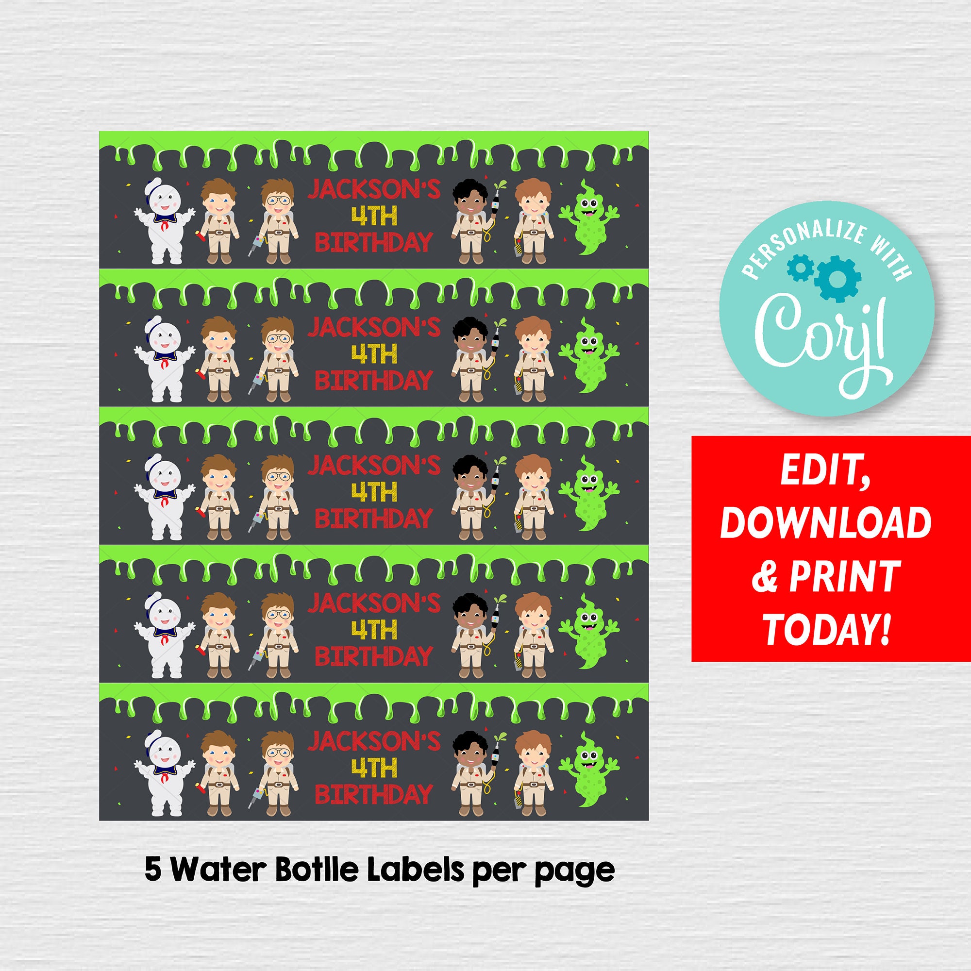 Editable Kids Birthday Printable Package Kids Birthday - Etsy