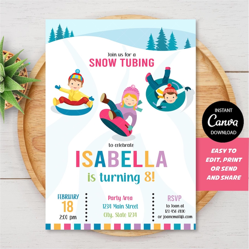 Sledding Party - Etsy