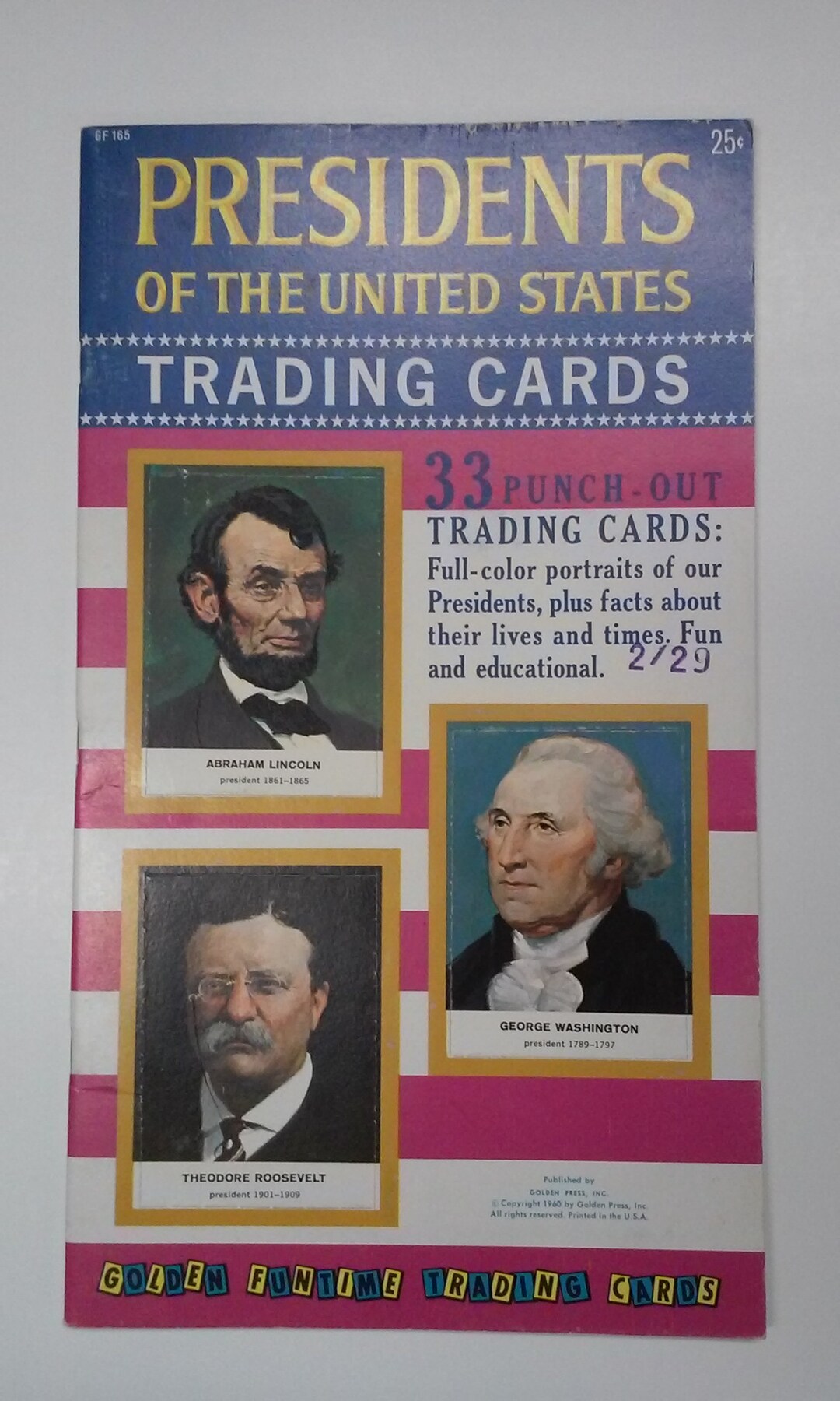 Presidents of the United States Trading Cards - Etsy
