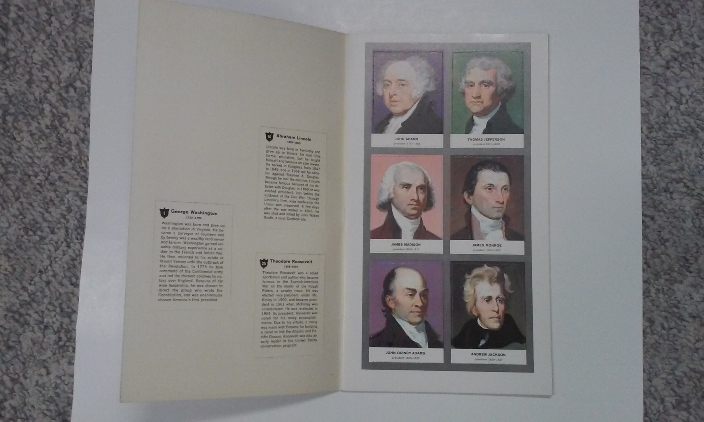 Presidents of the United States Trading Cards - Etsy