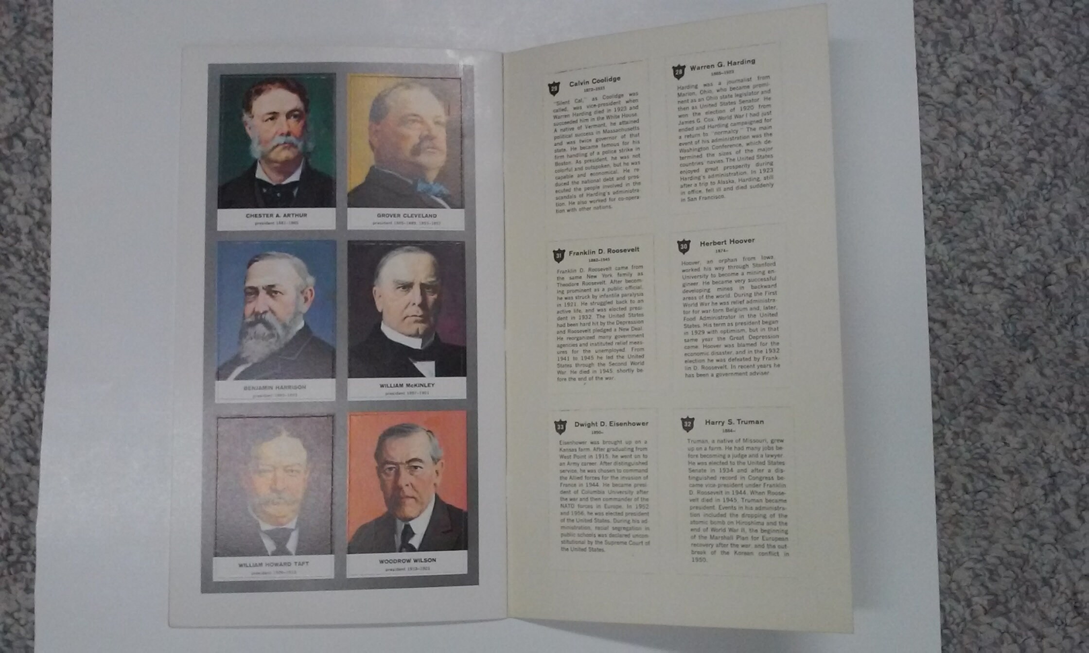 Presidents of the United States Trading Cards - Etsy
