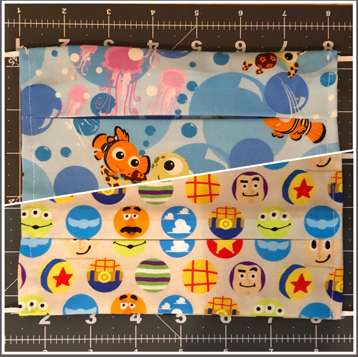 Disney Pixar Finding Nemo Toy Story Handmade Reusable Washable | Etsy