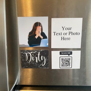 Custom Double Sided Magnets, Photo Magnet, Magnet Fridge, Save the Date ...