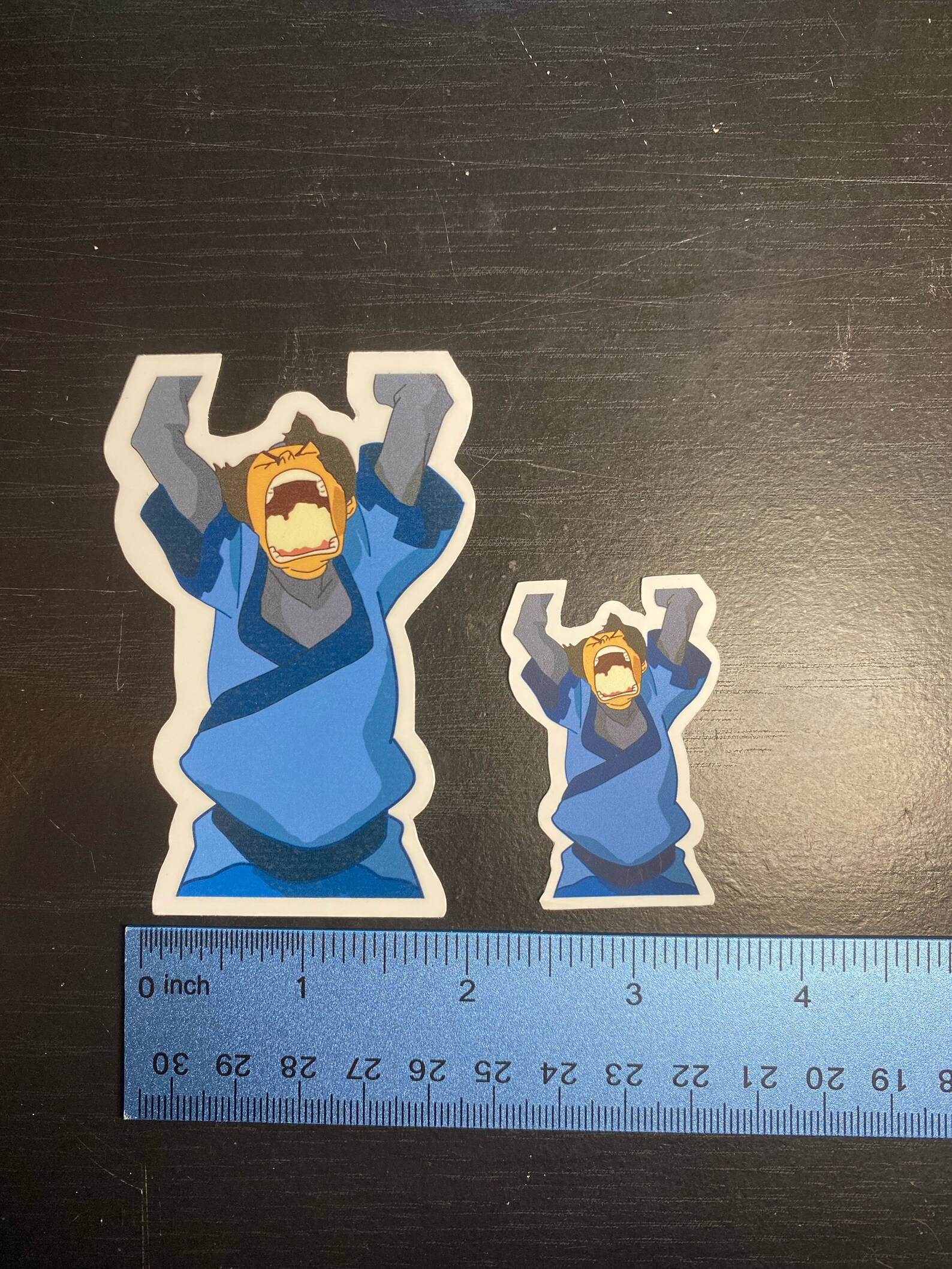 Foaming Mouth Guy Sticker Avatar The Last Air Bender Sticker Etsy