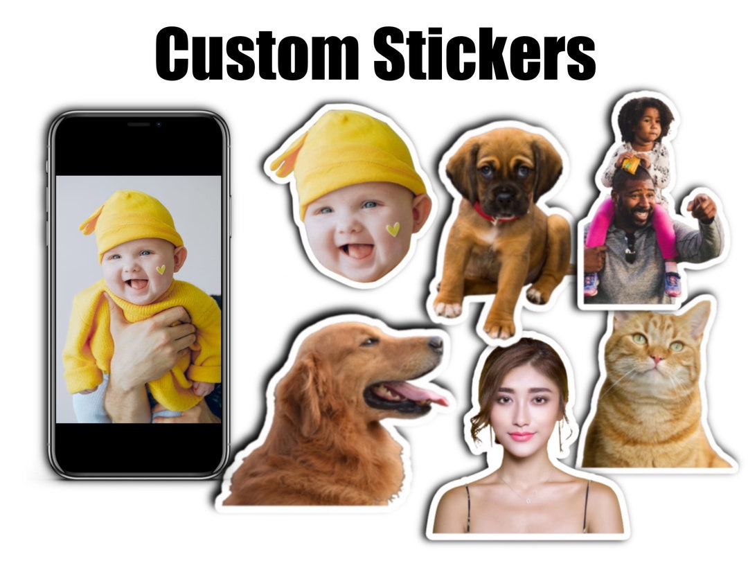Custom Shaped Stickers, Photo Prints, Sticker Custom, Personalized Gift ...