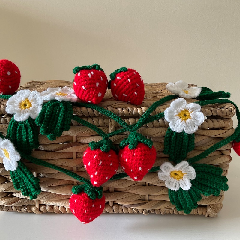 Crocheted Strawberry - Etsy