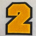 3" Chenille Varsity Numbers - Etsy
