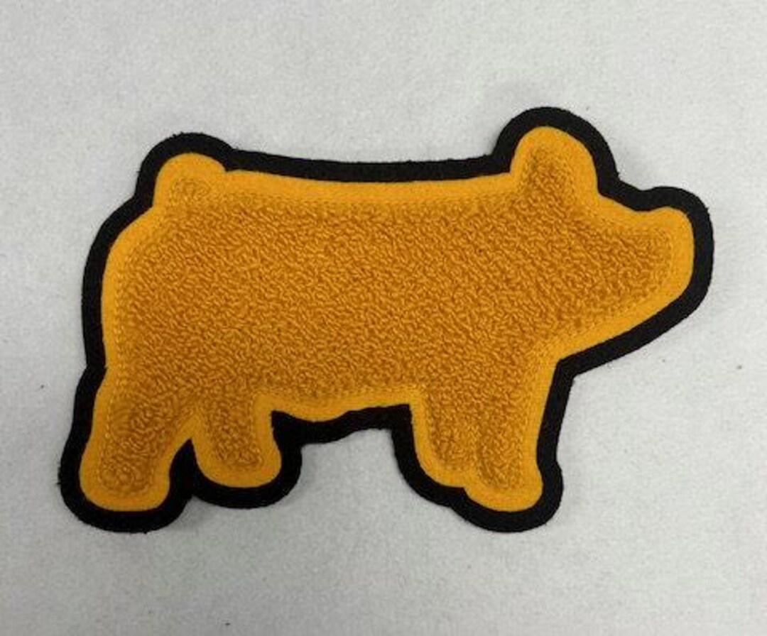 Pig Chenille Patch - Etsy
