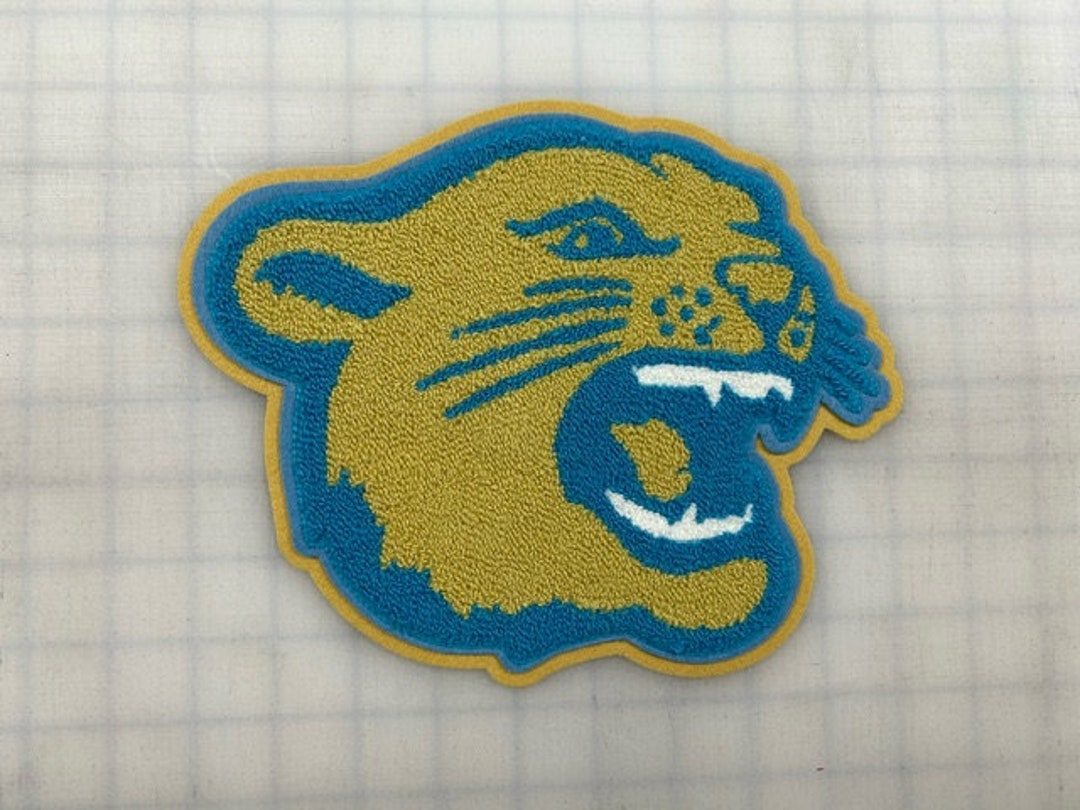 OUTLET SALE Large Jaguar / Cougar / Panther Mascot Head Chenille ...