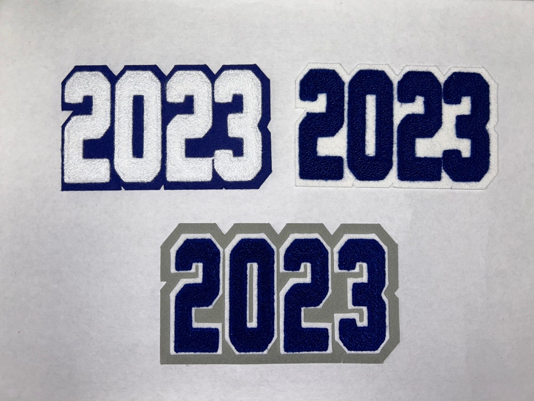 OUTLET SALE 3" Variety 2023 "class Of" Varsity Letterman Patches - Etsy