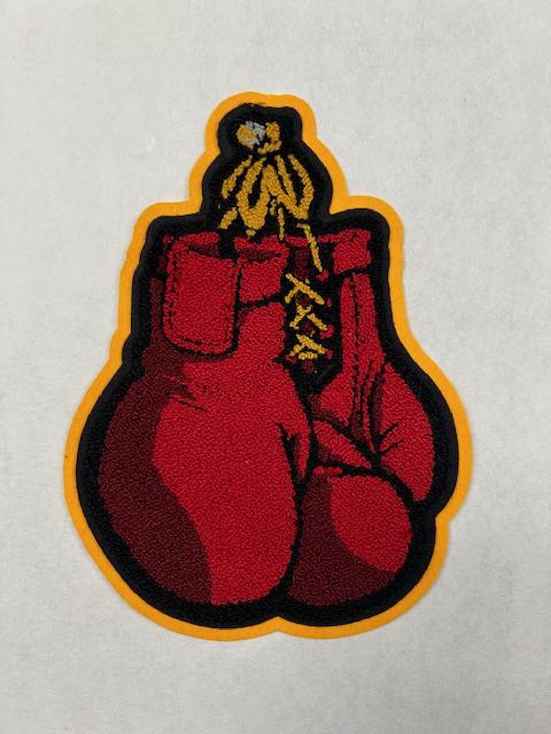Boxing Gloves Chenille Patch Large - Etsy