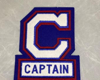 Varsity Jacket Captain c Felt/embroidered Patch Assorted Colors - Etsy
