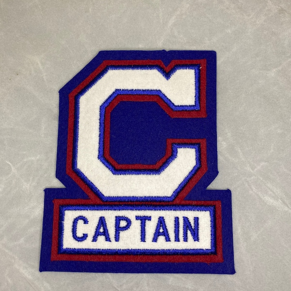 Captain Letterman Patch - Etsy