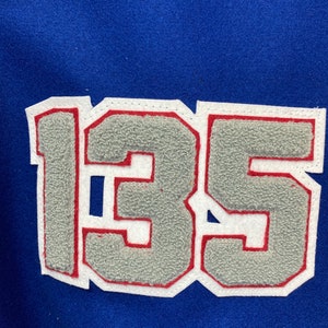 3" Chenille Varsity Numbers - Etsy