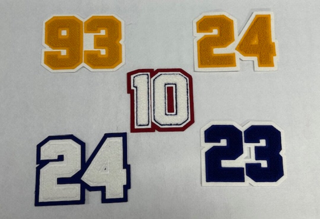 OUTLET SALE 3" Variety Numbers Varsity Letterman Patches - Etsy