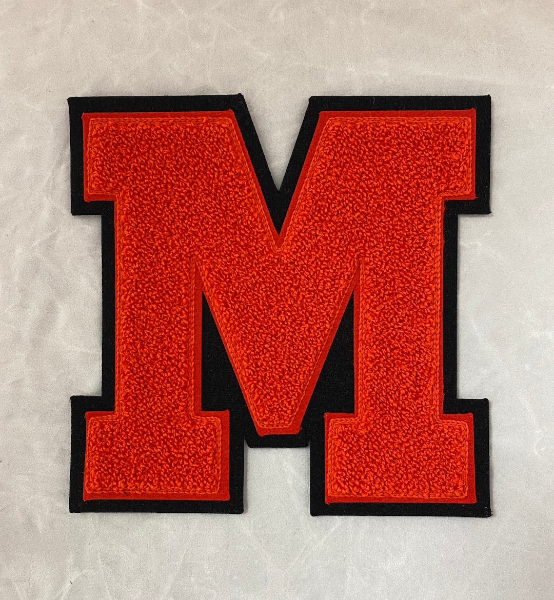 7" Chenille Varsity Letterman Letters - Etsy