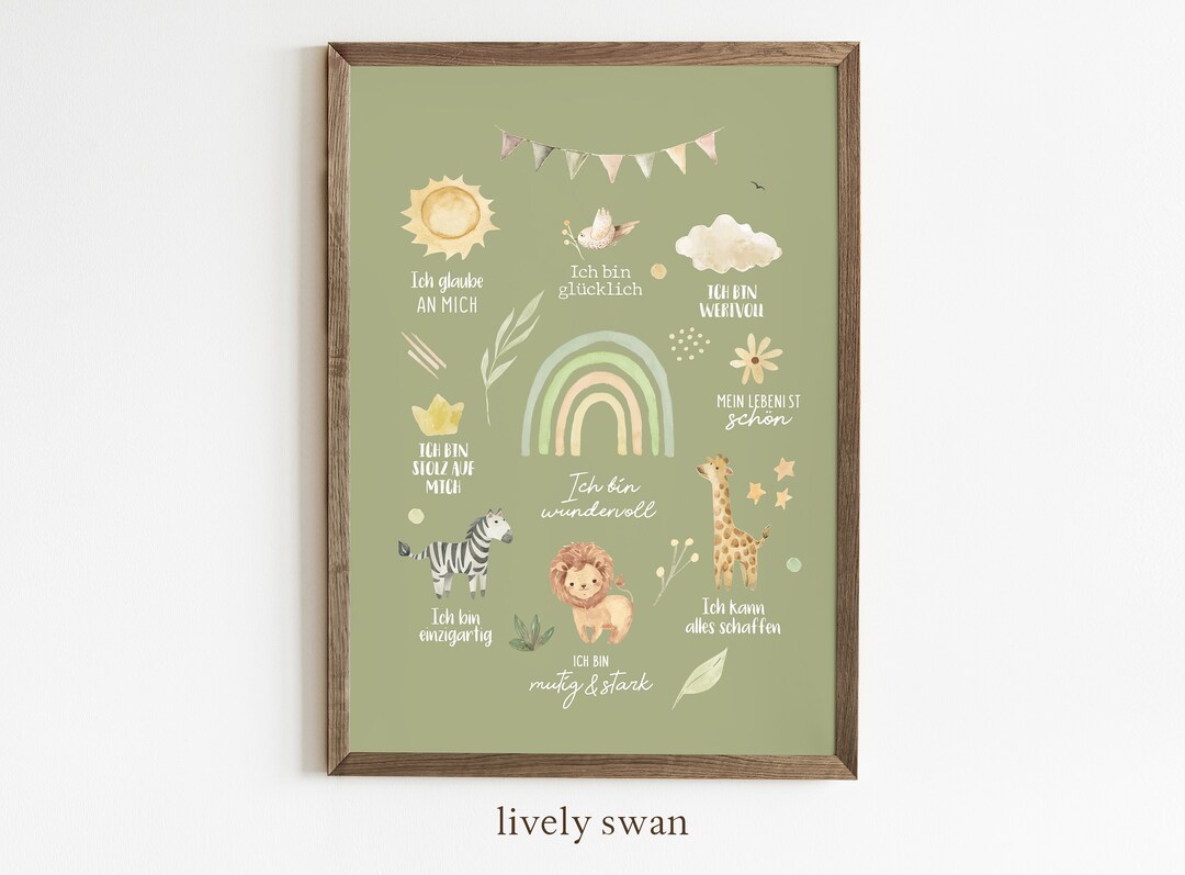 Affirmation Poster | Safari | Affirmations for Children | Positive ...