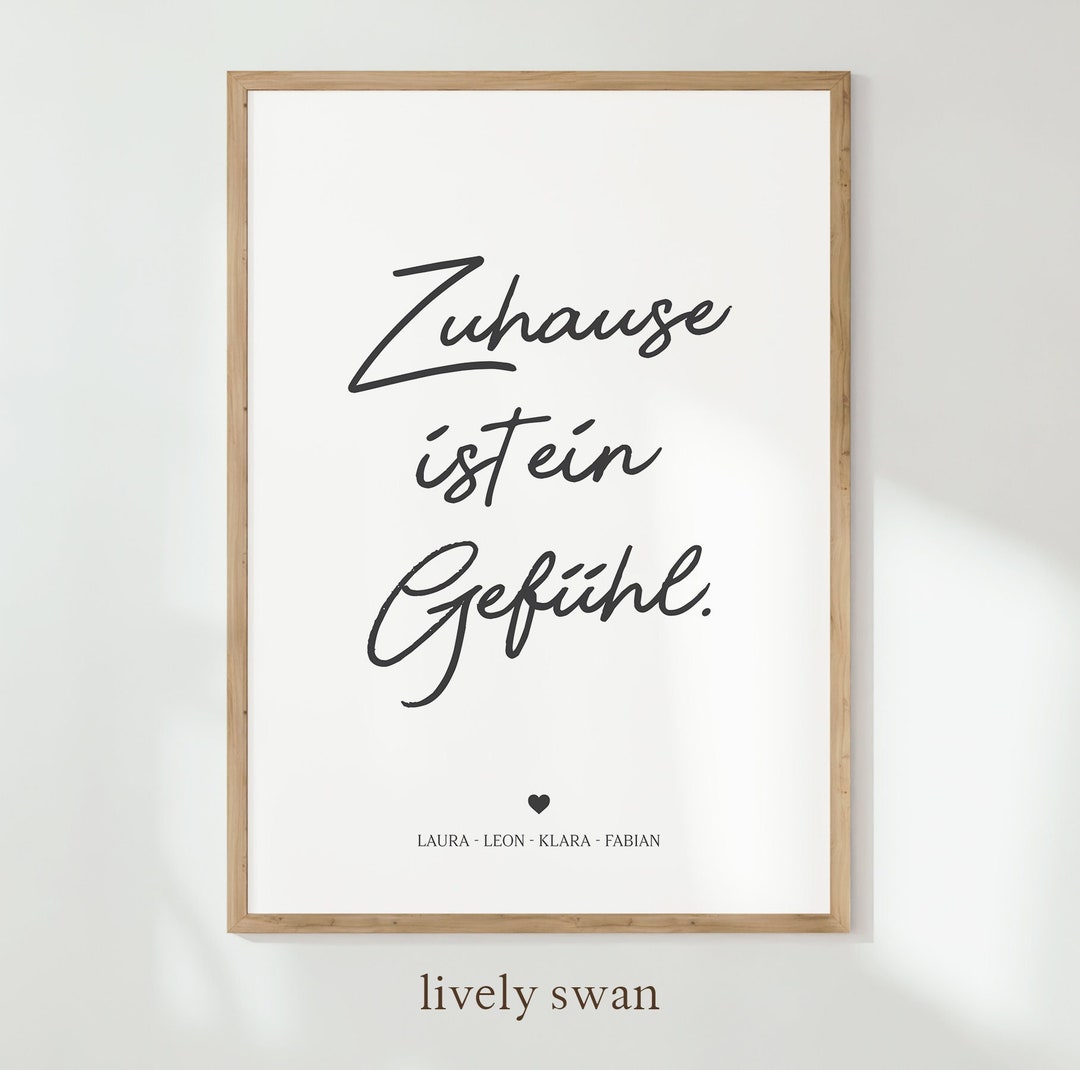 Home Poster Personalized With Name Family Poster With Name Housewarming ...