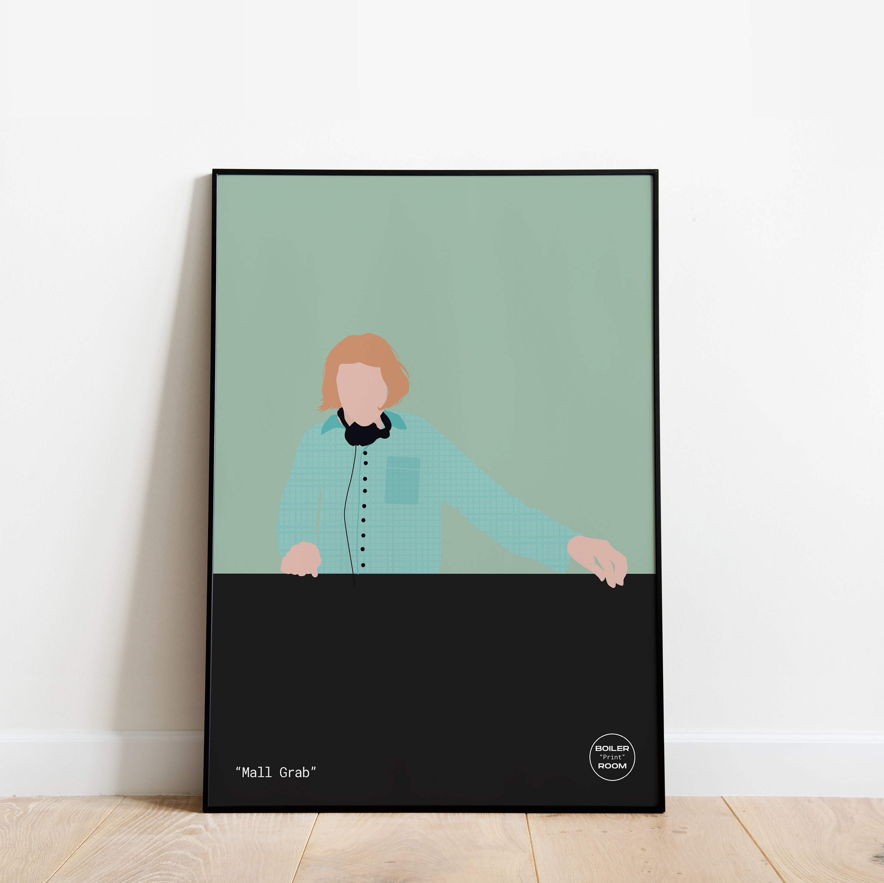 Mall Grab by Boiler Print Room | Minimal Print | Gift for Music Lovers ...