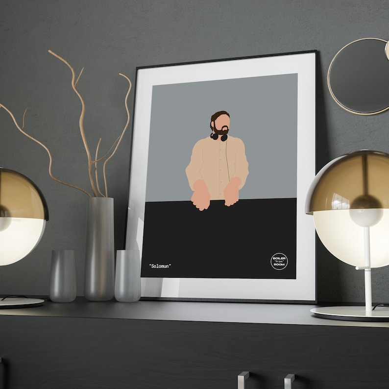 Solomun by Boiler Print Room | Minimal Print | Gift for Music Lovers ...