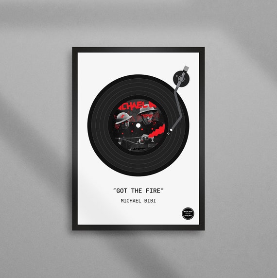 Michael Bibi Vinyls by Boiler Print Room Song Artwork Print - Etsy