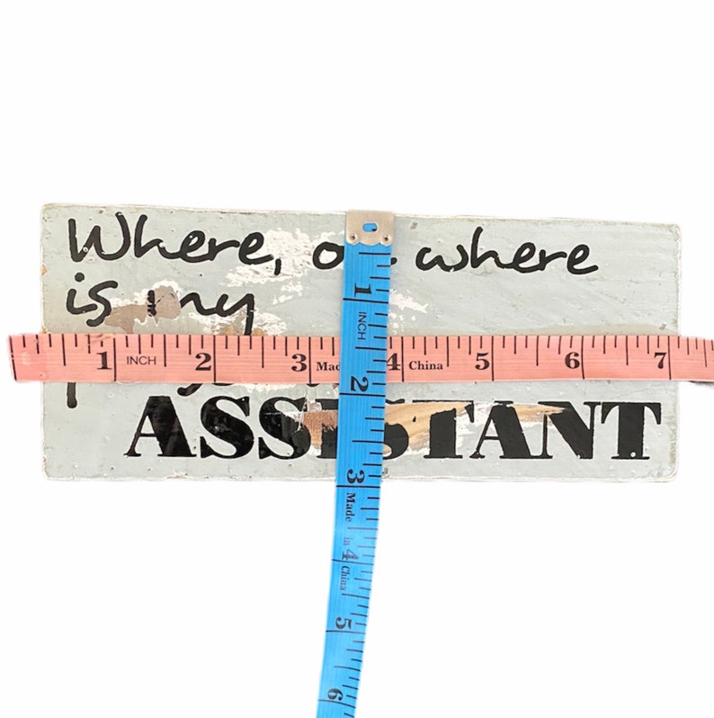 Personsal Assistant Wood Sign 7”x3” NEW - Etsy