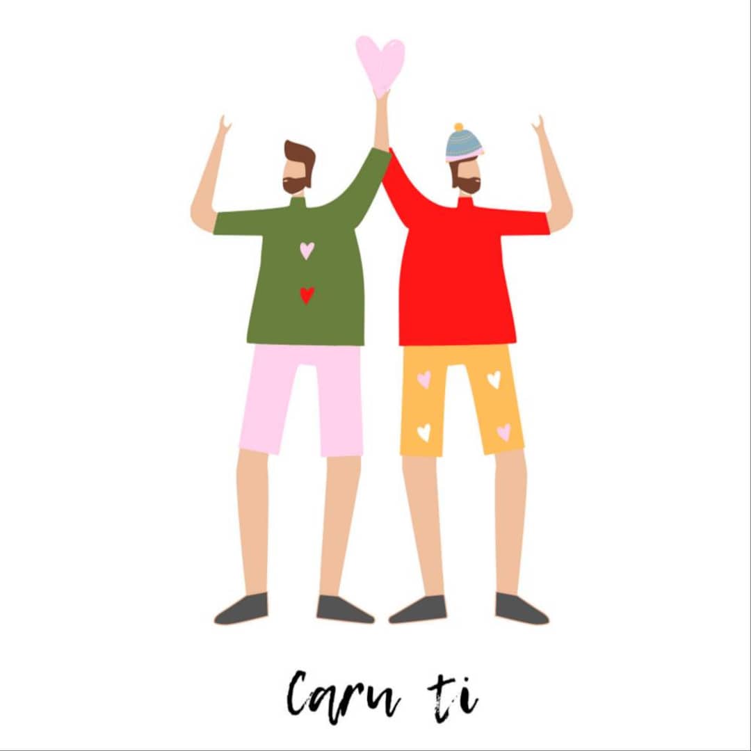 Caru Ti . Love You - Etsy UK