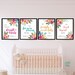 Girl's Bible Verse Prints, Watercolor Flower Prints, Girl's Bedroom ...
