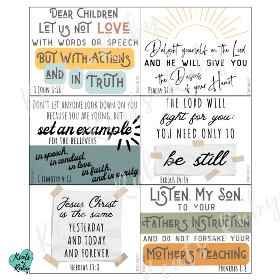 Inspirational Bible Verses For Youth
