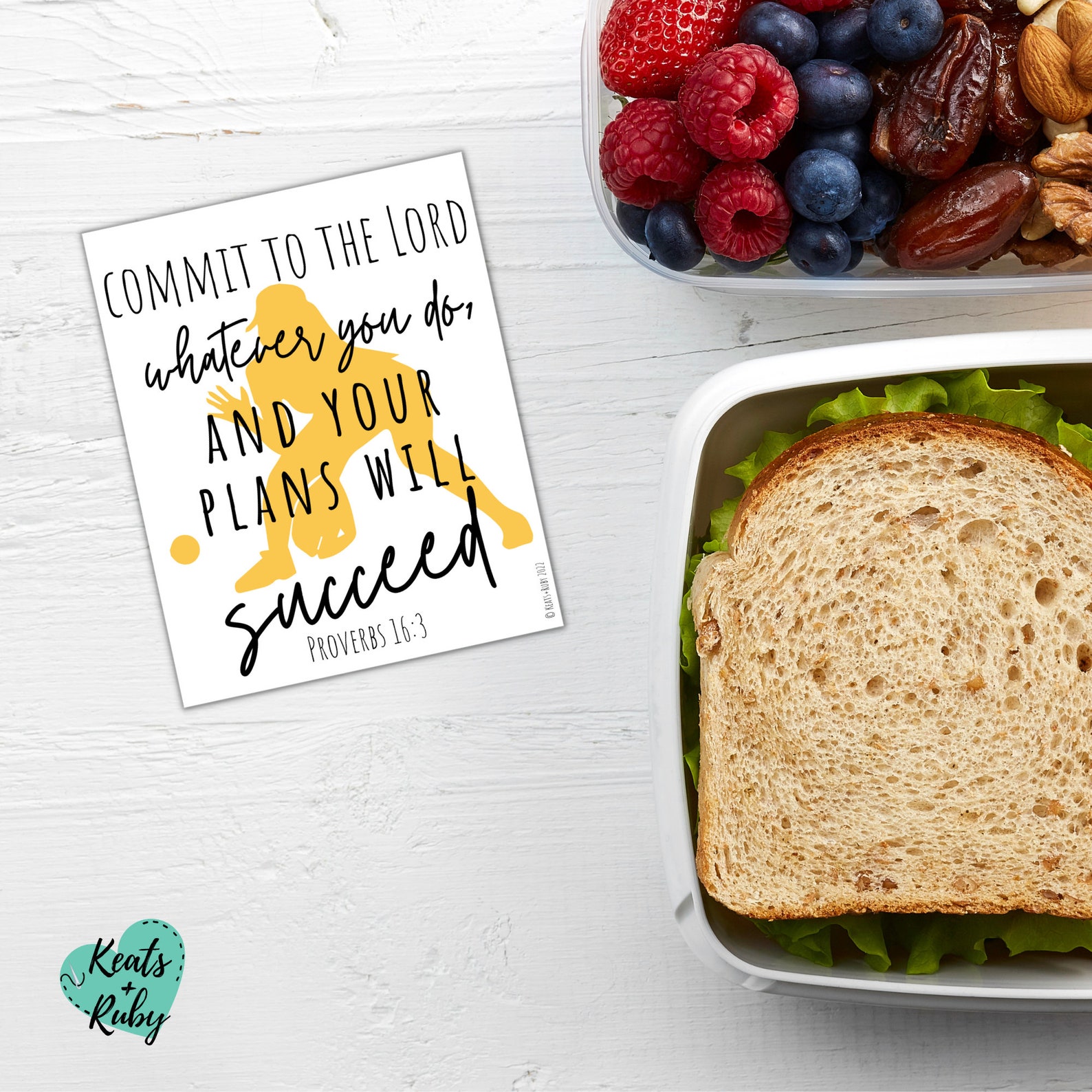 Sports Themed Bible Verse Notes for Kids Christian Scripture - Etsy