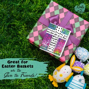 Printable Easter Cards | Stained Glass - 6 Unique Bible Verse Cards ...