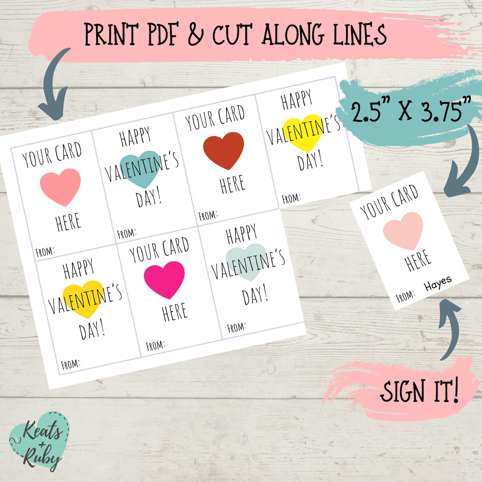 Farm Valentine's Day Cards for Kids - 8 Unique Designs | Farm Animal ...