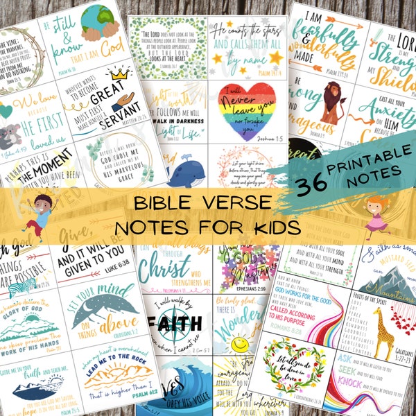 Kids Lunch Notes Bible - Etsy UK