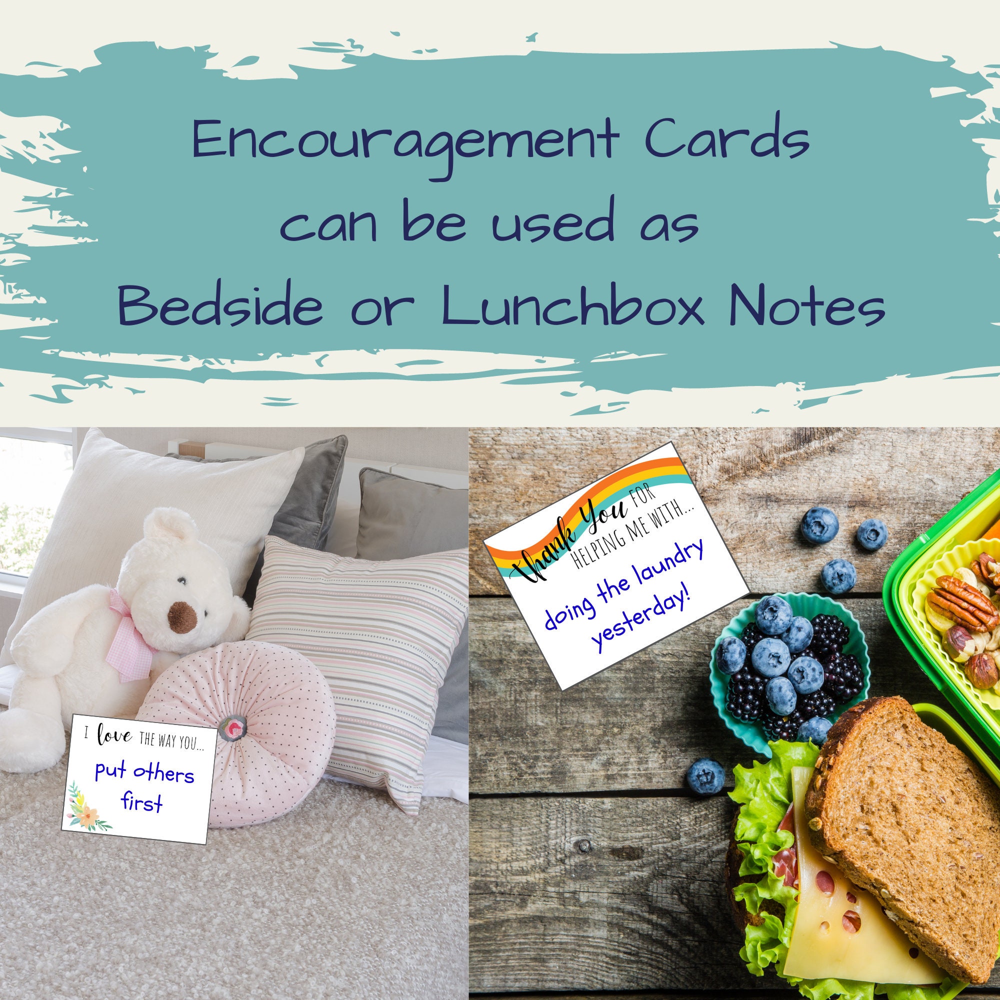 PRINTABLE Notes for Kids Write-in Encouragement Cards - Etsy