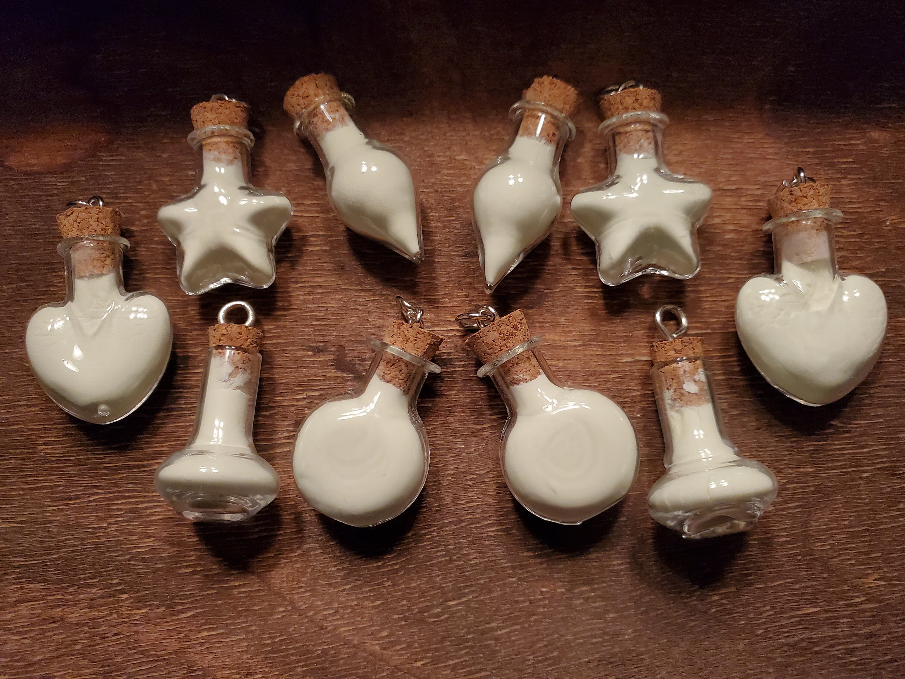 Glow in the Dark Vial Charm Glow Necklace Unique Gift - Etsy