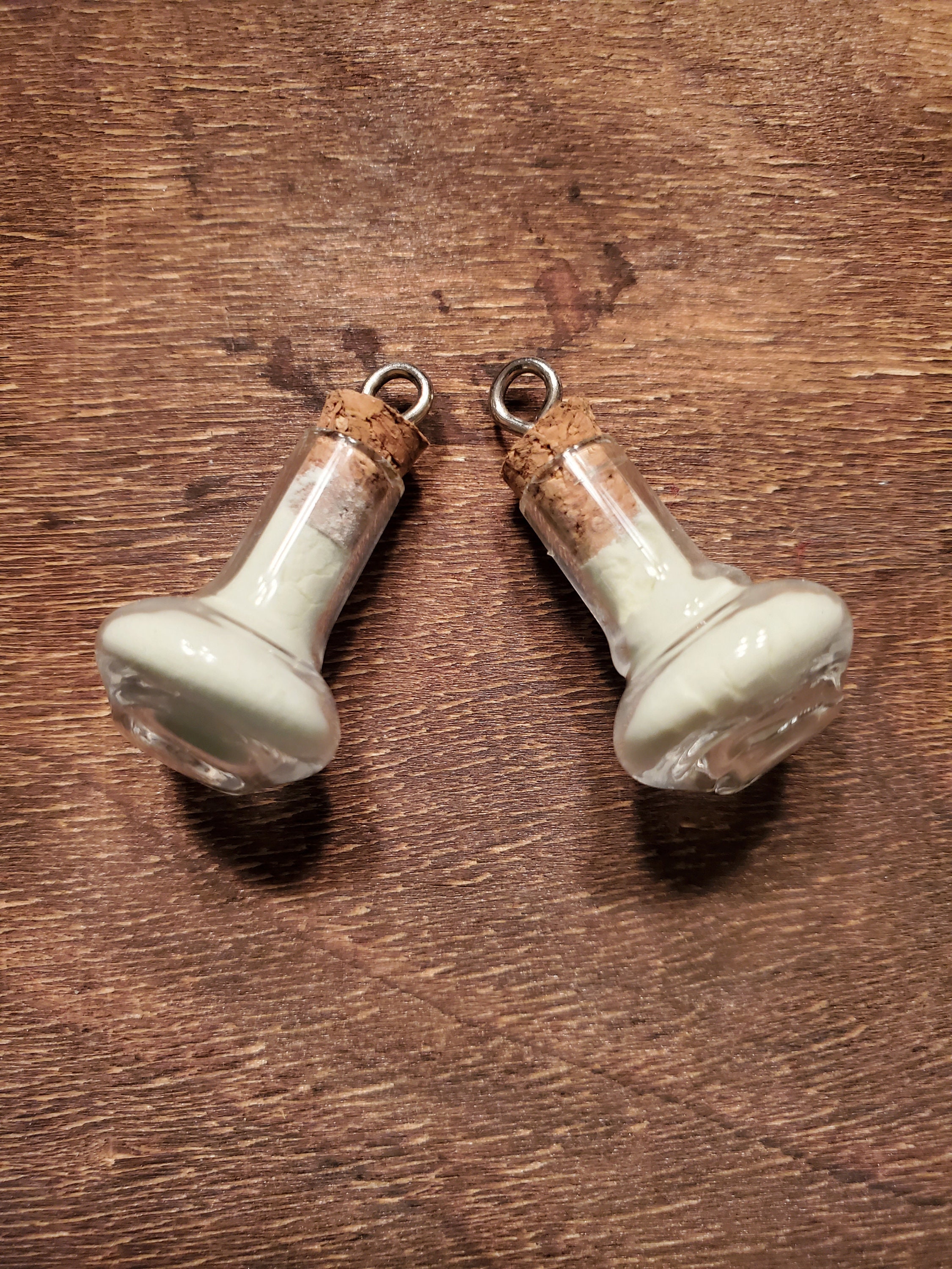 Glow in the Dark Vial Charm Glow Necklace Unique Gift - Etsy