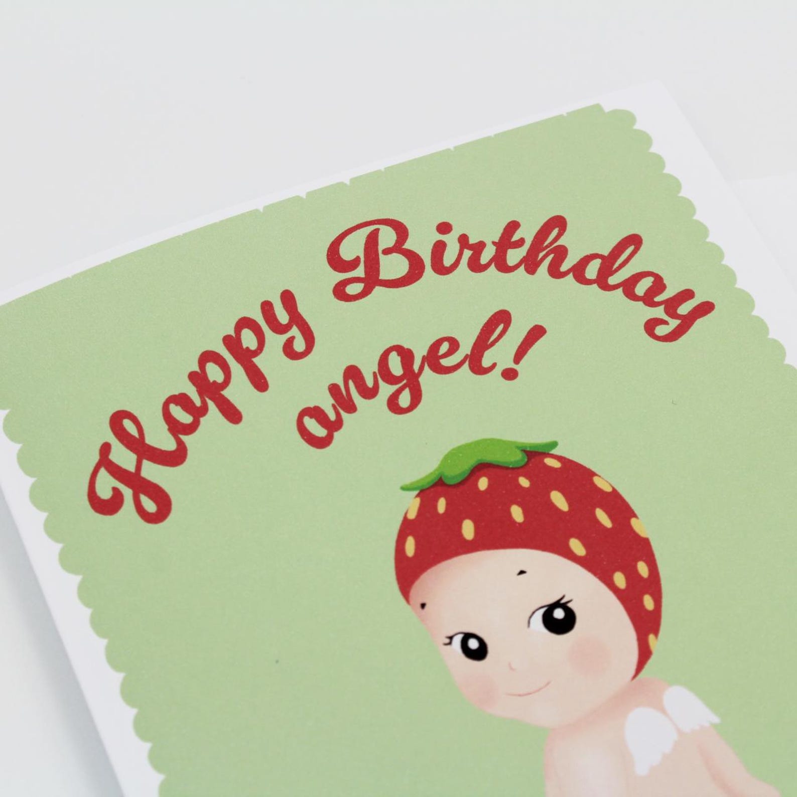 Sonny Angels Birthday Greeting Card / Sonny Angels Strawberry Birthday ...
