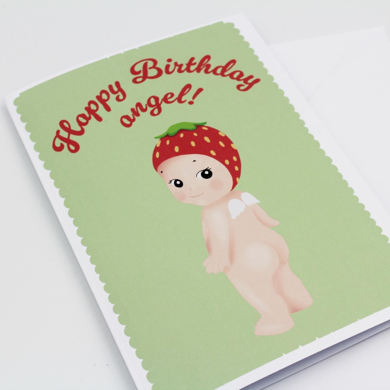Sonny Angels Birthday Greeting Card / Sonny Angels Strawberry Birthday ...
