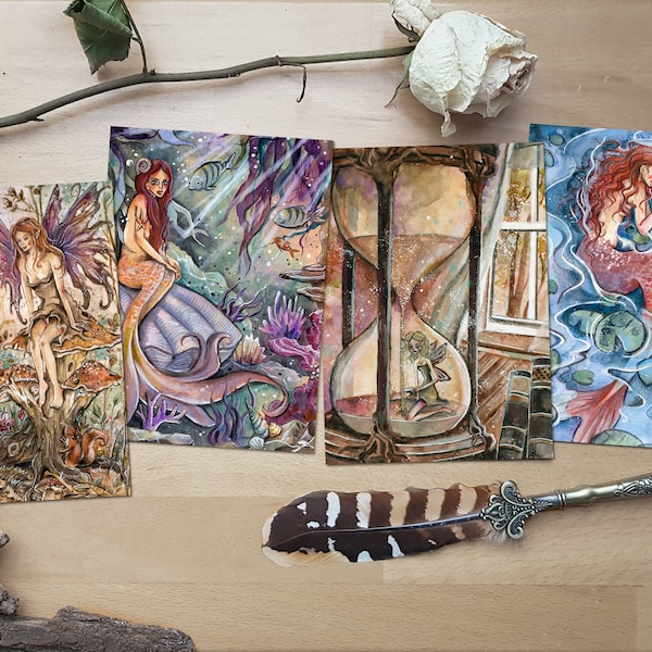 Fairy Postcard - Etsy