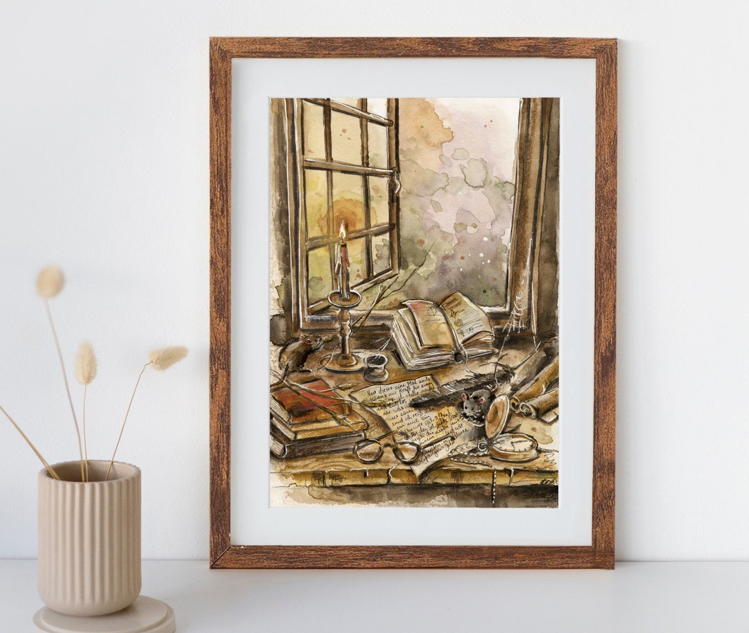 Rodent (art Print) - Mouse, Mice, Vintage, Nostalgia, Steampunk, Art ...