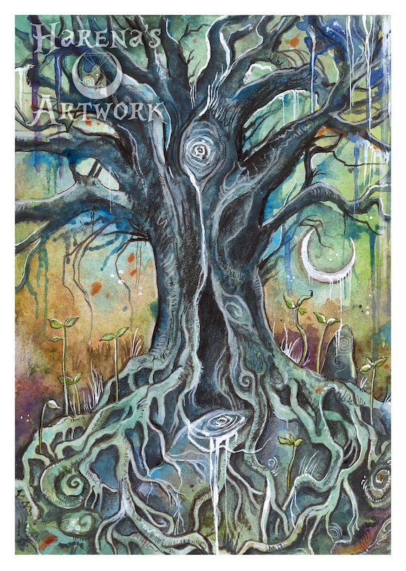 Gothic Tree Art