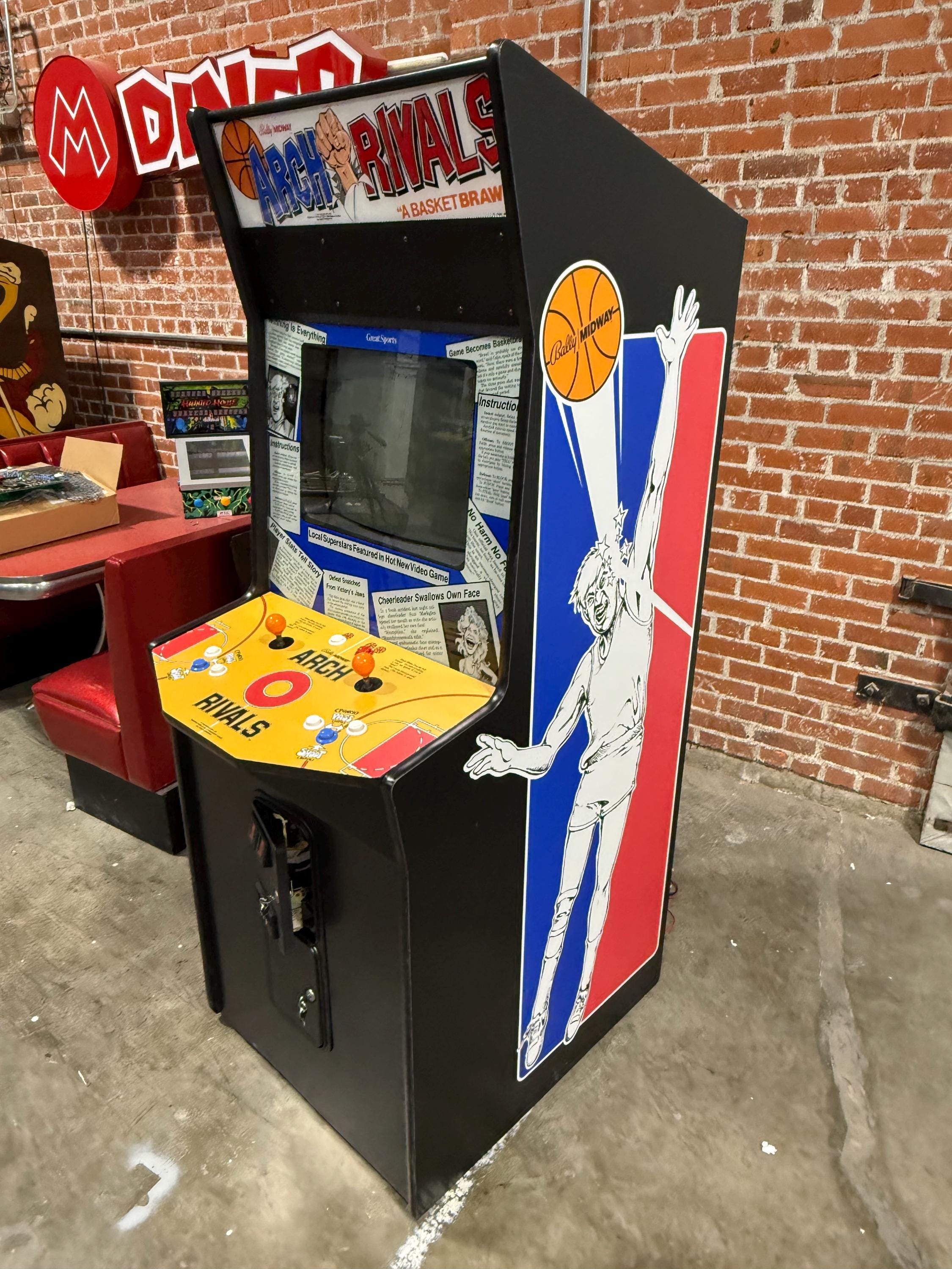 Restored Midway Arch Rivals Arcade Game Ships Free - Etsy