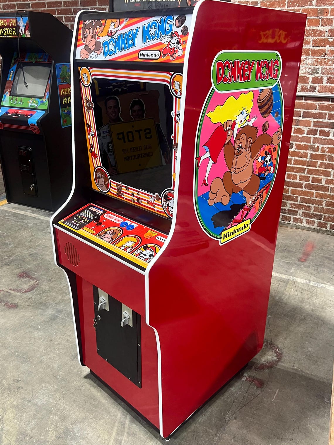 Rare Red Donkey Kong Restored Arcade Machine Very Hard to Find Variant ...