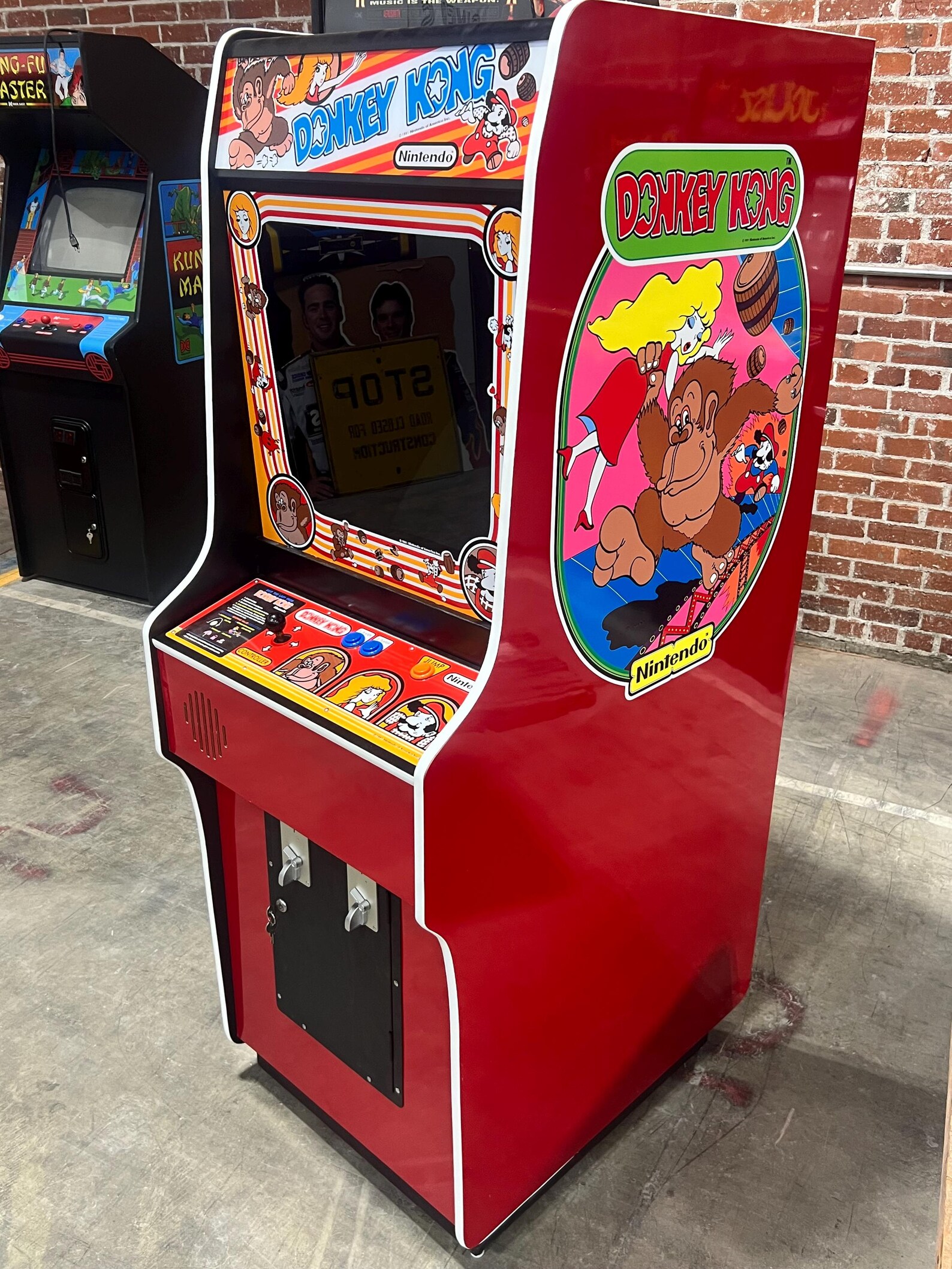 Rare Red Donkey Kong Restored Arcade Machine Very Hard to Find Variant ...